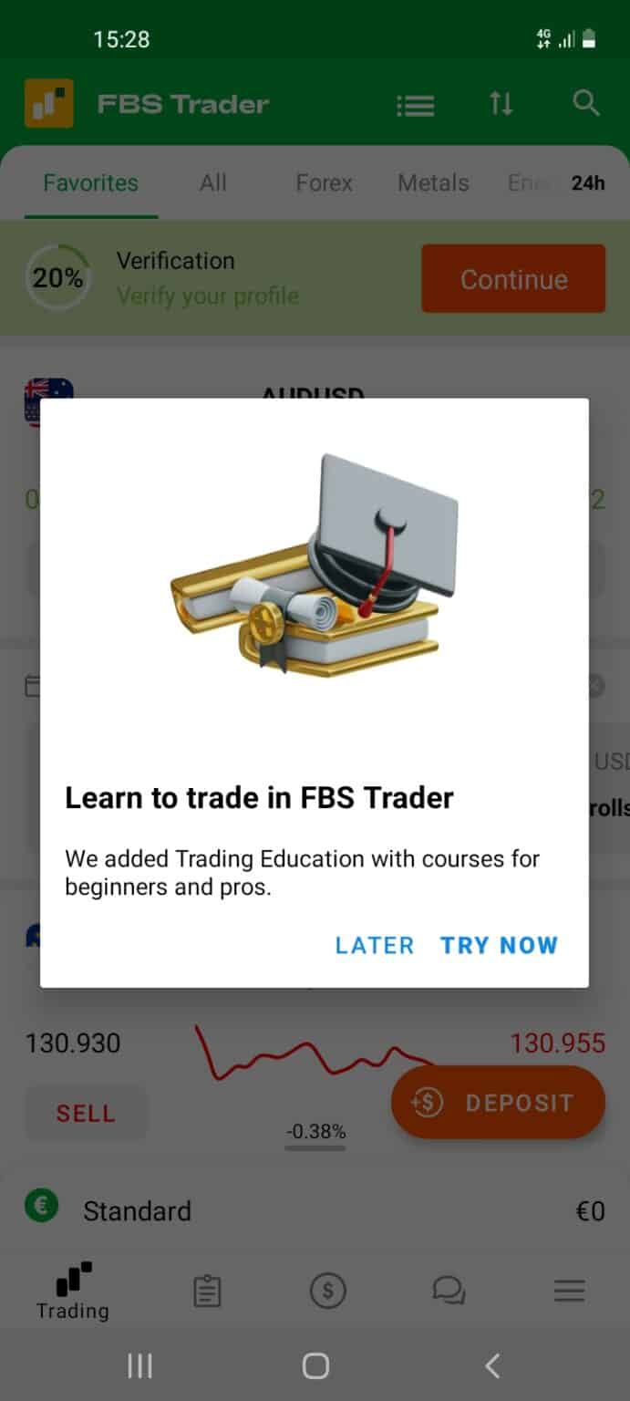 FBS Mobile Trading App Review - FxExplained